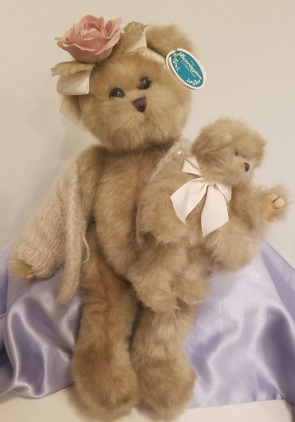 Bearington Collection Rose & Anna Bear Mother & Baby Plush Stuffed ...