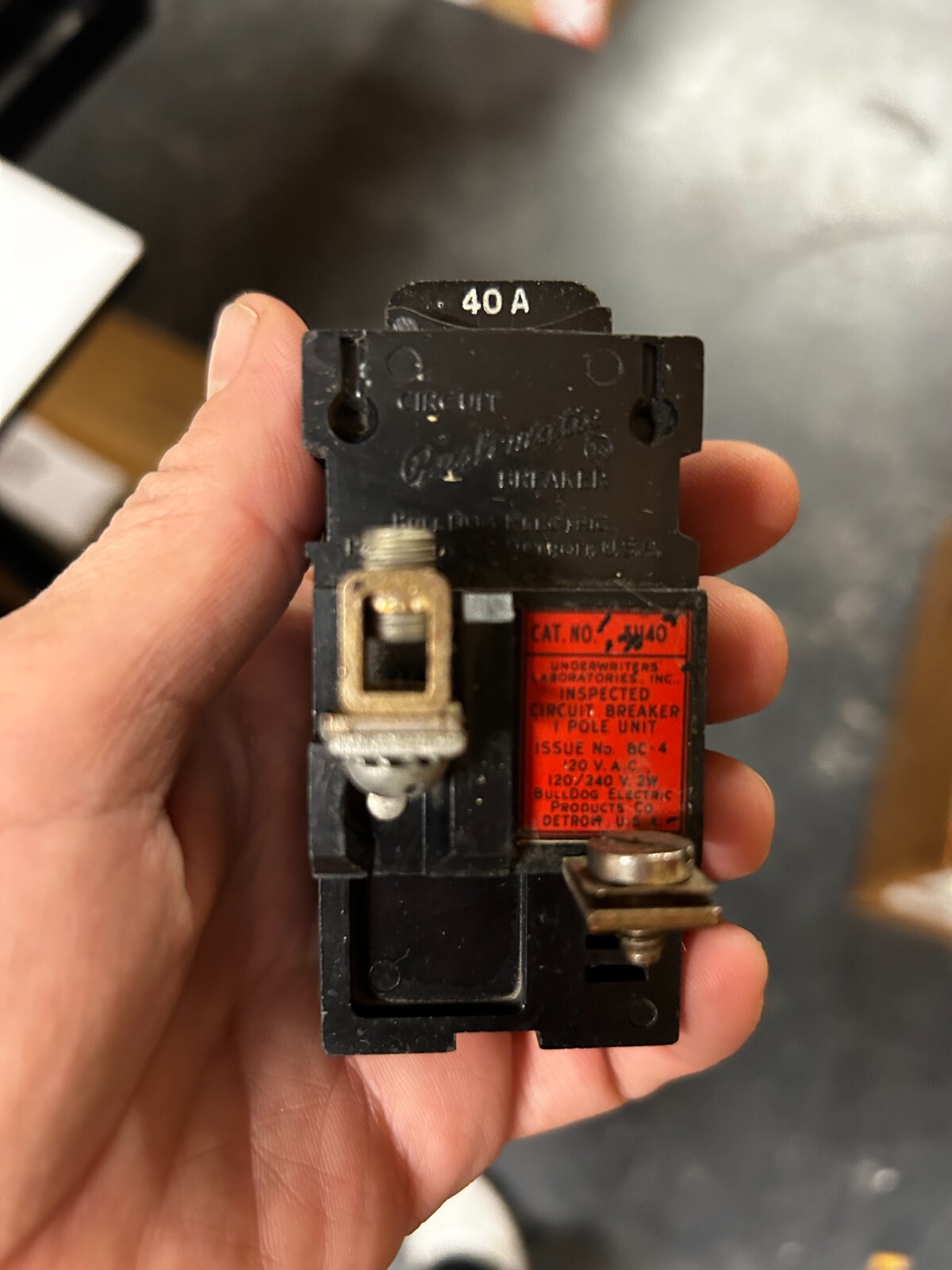 PUSHMATIC 40 AMP #P1140 | eBay