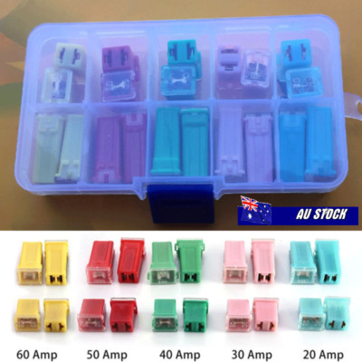 Mini Square Fuse 20A 30A 40A 50A 60A AMP Automotive Car Fuse with ...
