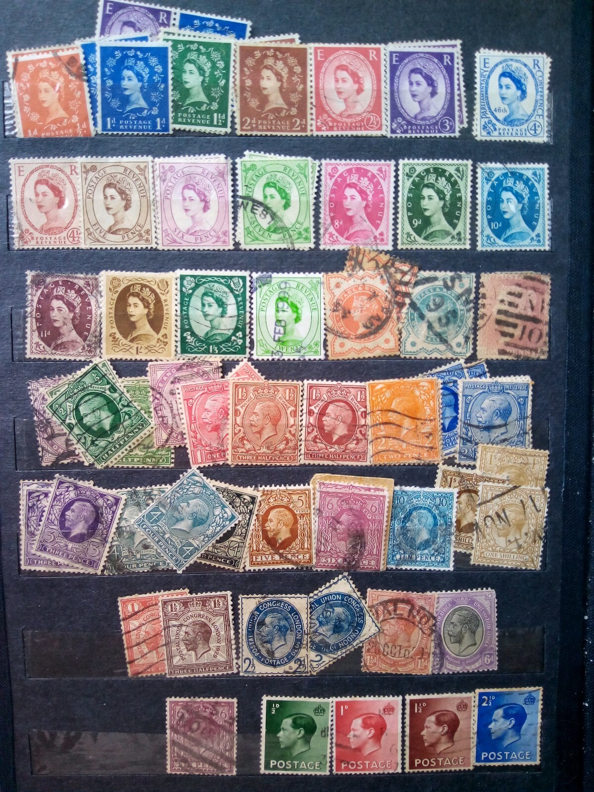 Great Britain UK Post Stamps Collection Queen Royal Genuine Rare ...
