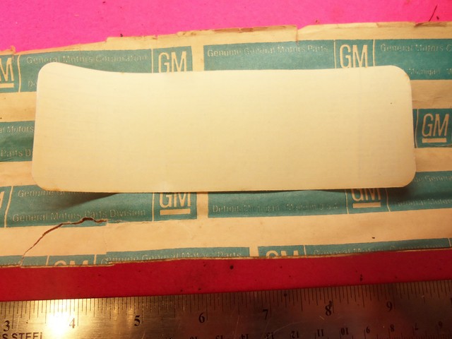 NOS 1974 Corvette Ls4 California 454 ZJ Emission Control Sticker Decal ...