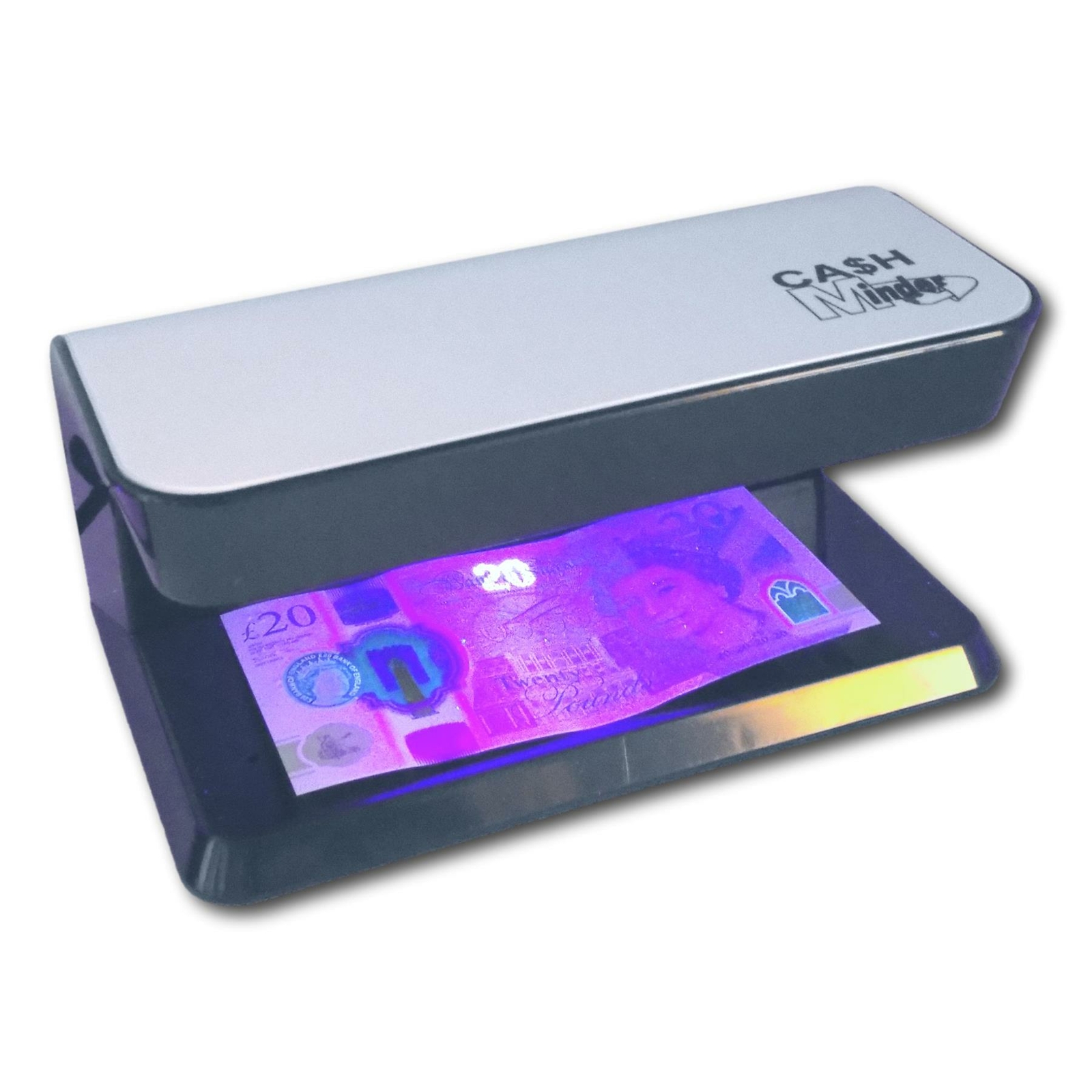 Cash Minder Desktop Mains Powered UV Forged Counterfeit Note Checker ...