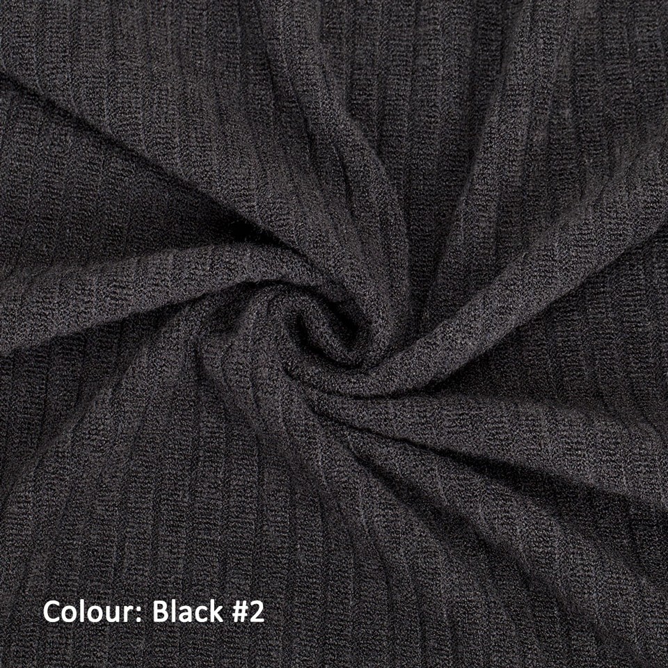 Jersey Fabric Rib Knit 4x2 Ribbed Dressmaking Stretch Material 19 ...