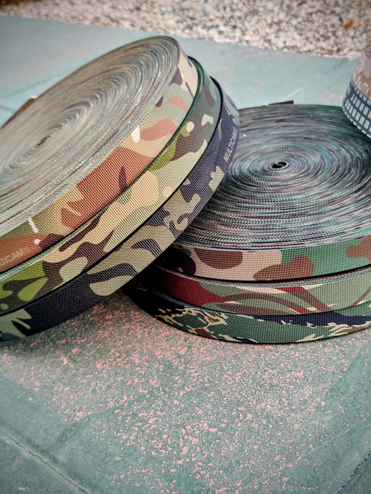 USA 55301 Mil-Spec 1" Webbing - Multicam, M81 Woodland, TIGER, DNC ...