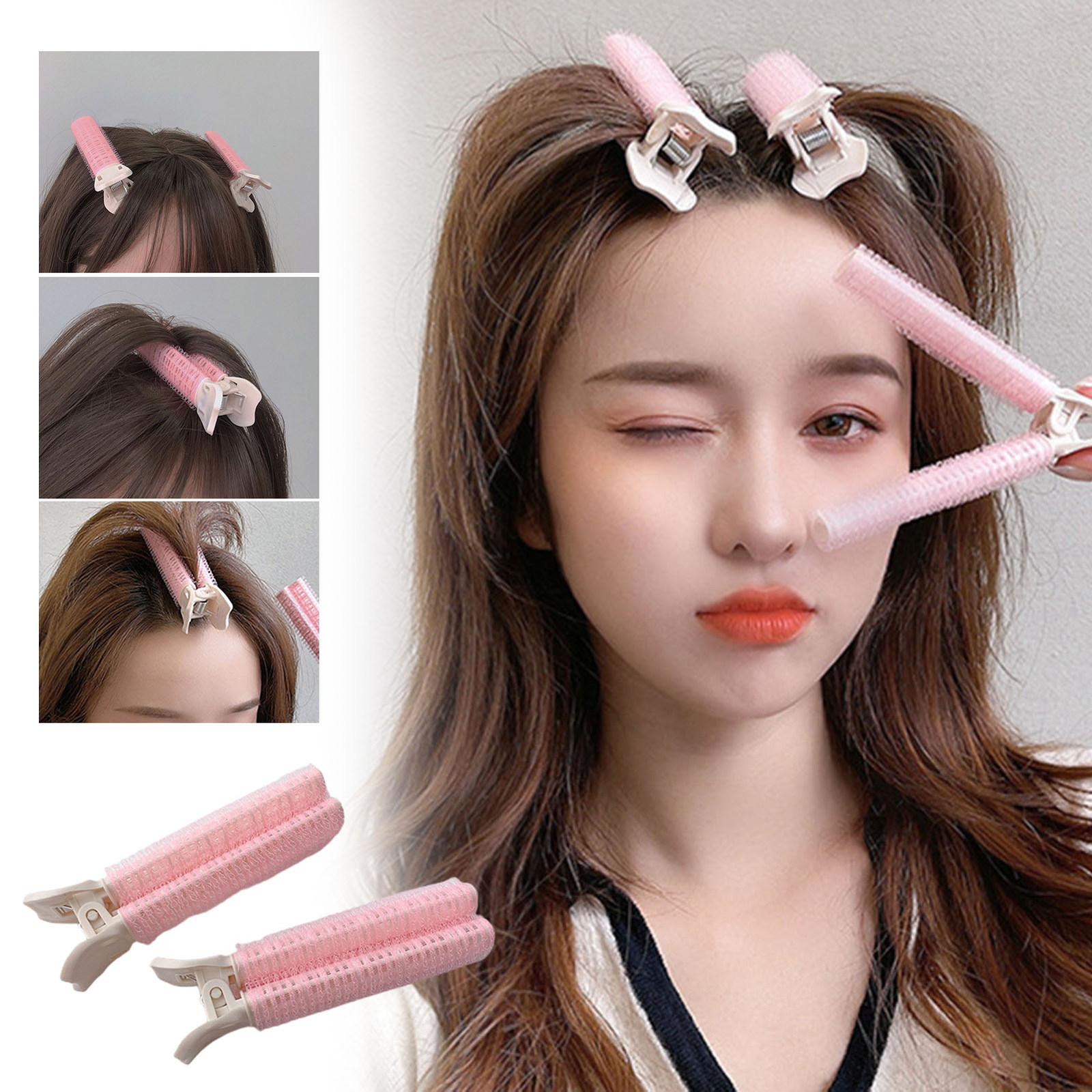 2 Pcs Hair Volumizing Clips Heatless DIY Puffy Hair Non-electric Hair ...