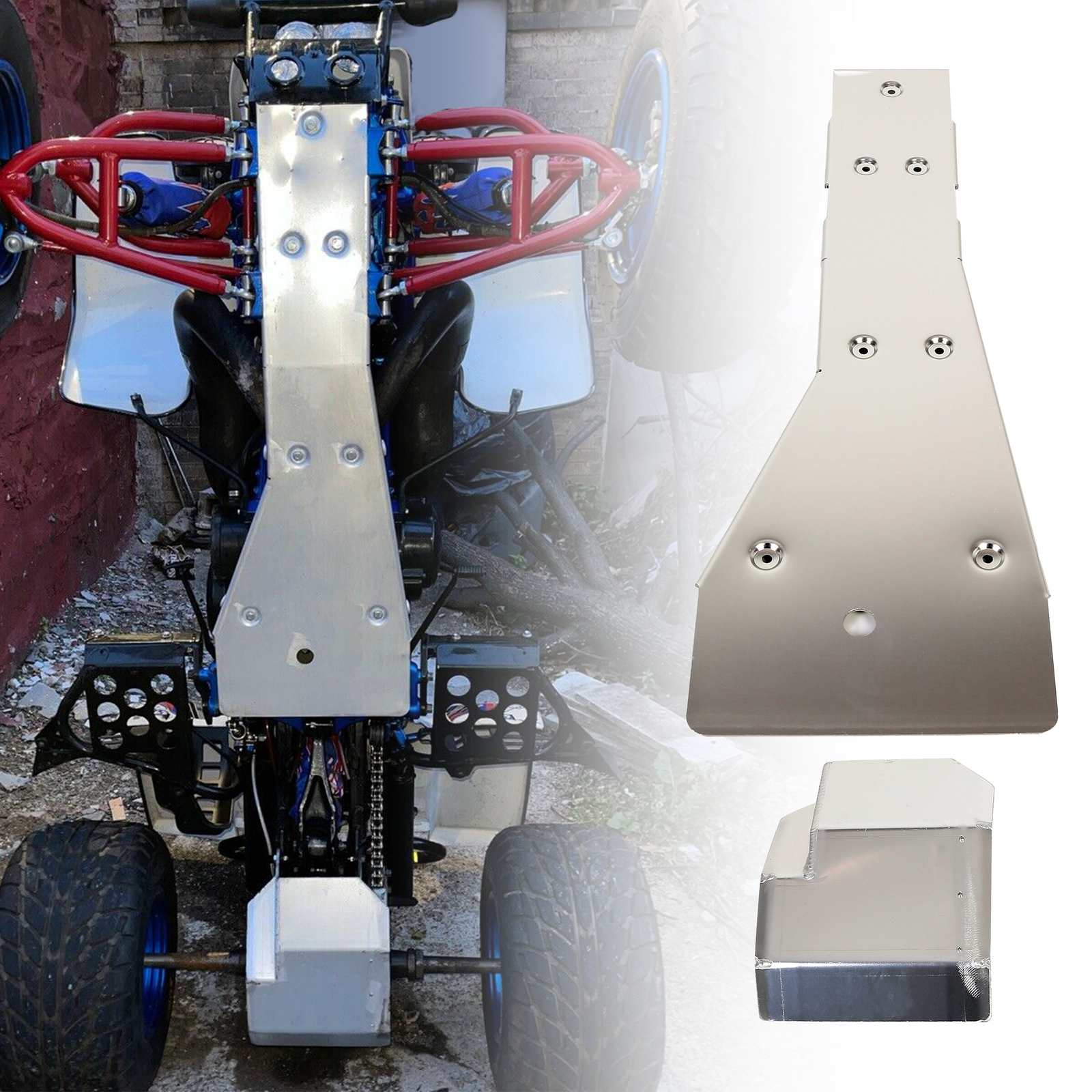 Full Chassis Glide Bottom Frame For 1987-2006 Banshee 350 w/Skid Plate ...