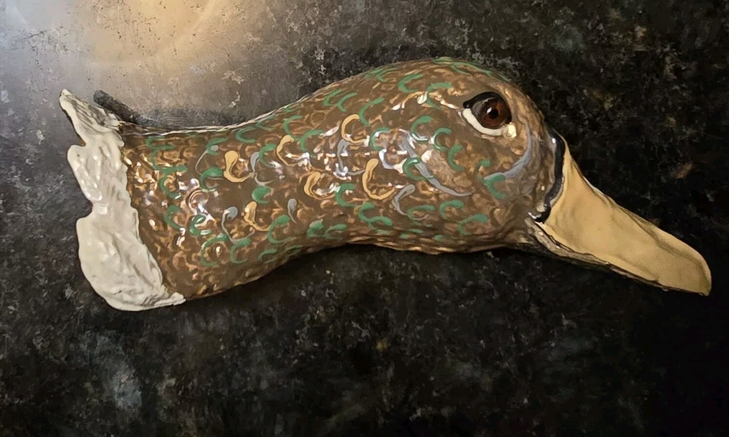 DUCK Mallard Head 5.5" Rare 1980s MIMI Di N Signed … - Gem