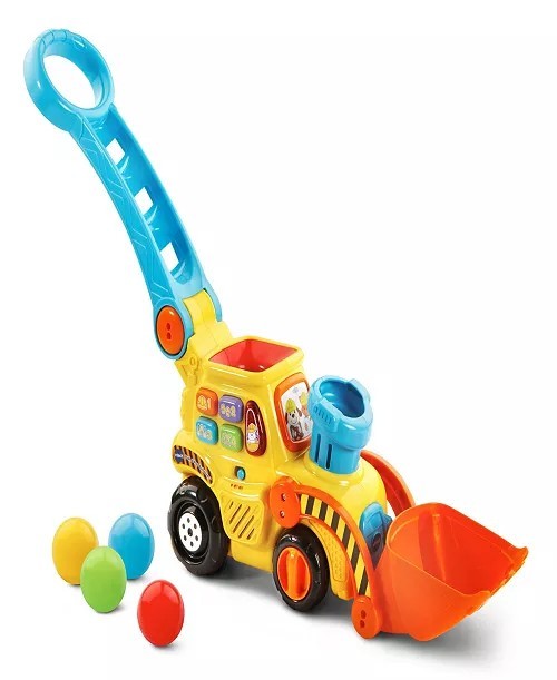 VTech Pop-a-Balls Push and Pop Bulldozer Toy 3417765060007| eBay