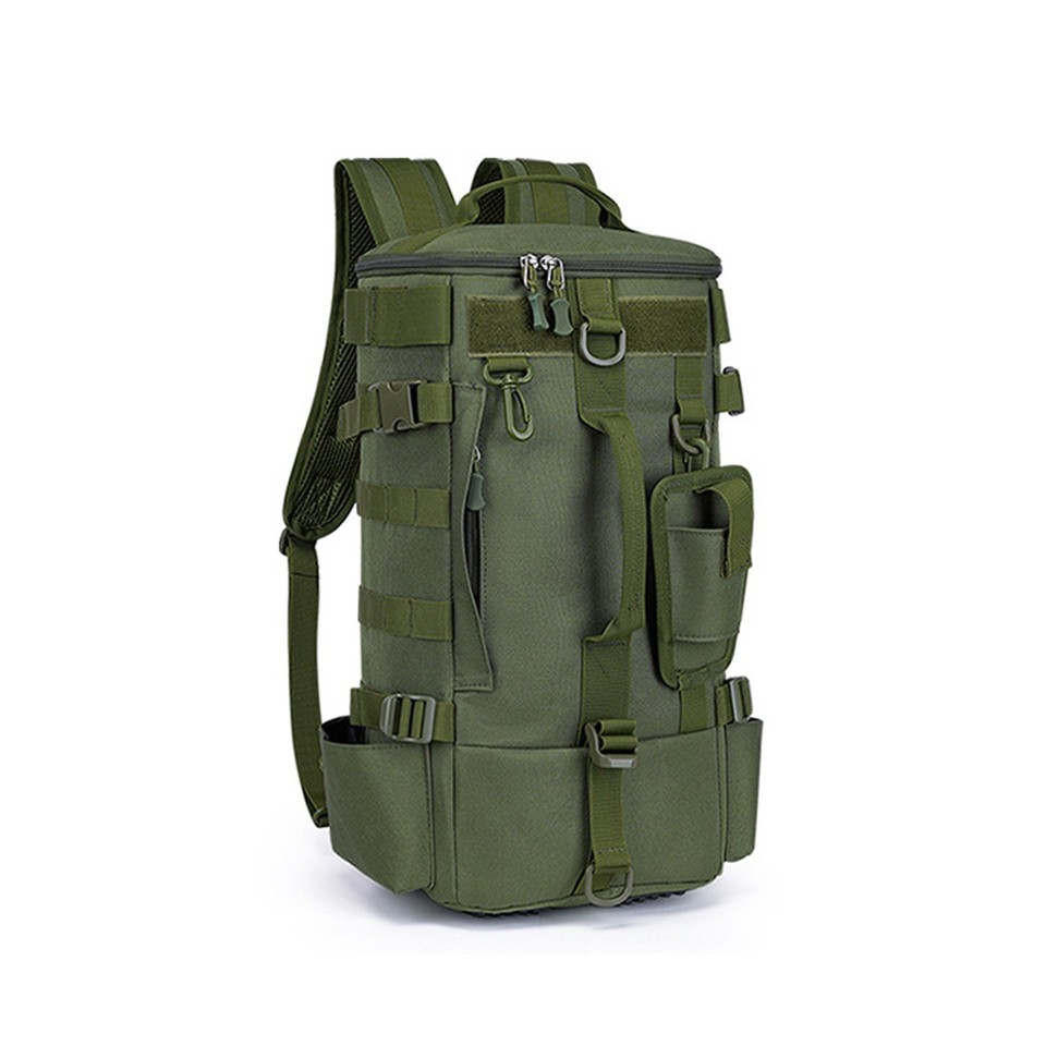 4-Rainproof Fishing Tackle Backpack Green Lightweight Fishing Gear Bag ...