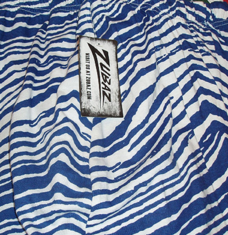 Late '90's Men's Zubaz Pants Size L Blue White New With Tags Pair #2 | eBay