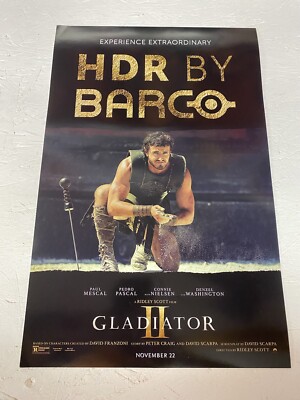 Gladiator 2 Movie Promo Poster 11x17 | eBay