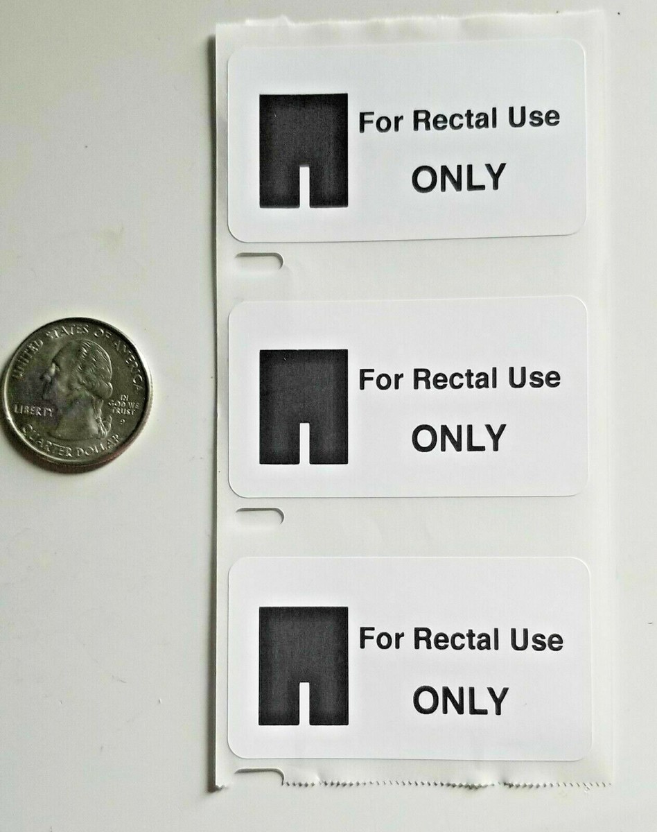 Quotfor Rectal Use Onlyquot Sticker Funny Gag Pack Of 25 Funny Sticker