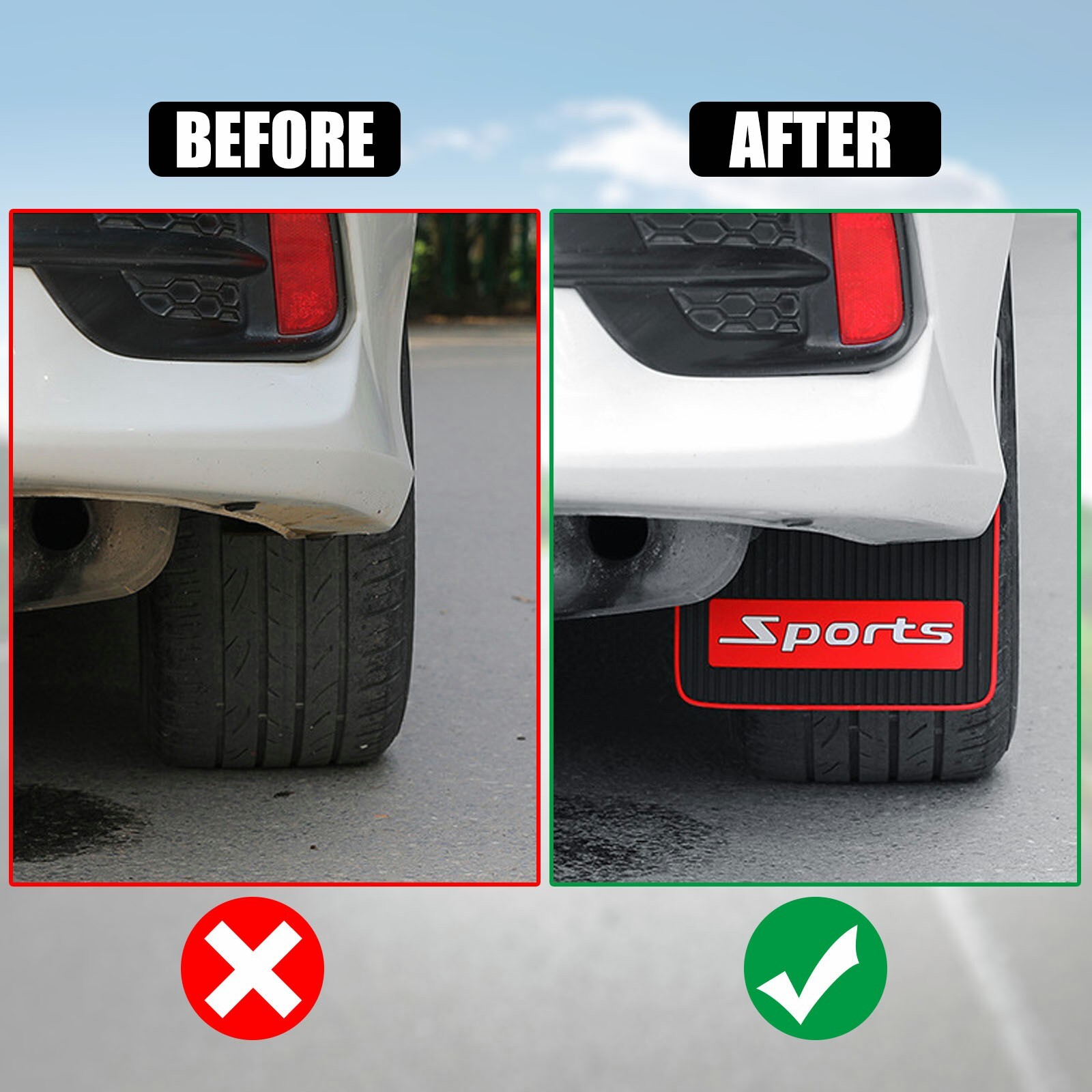 Sports For MG 4 MG4 EV 5dr 2022 2023 MG3 Mud Flaps Splash Guard ...