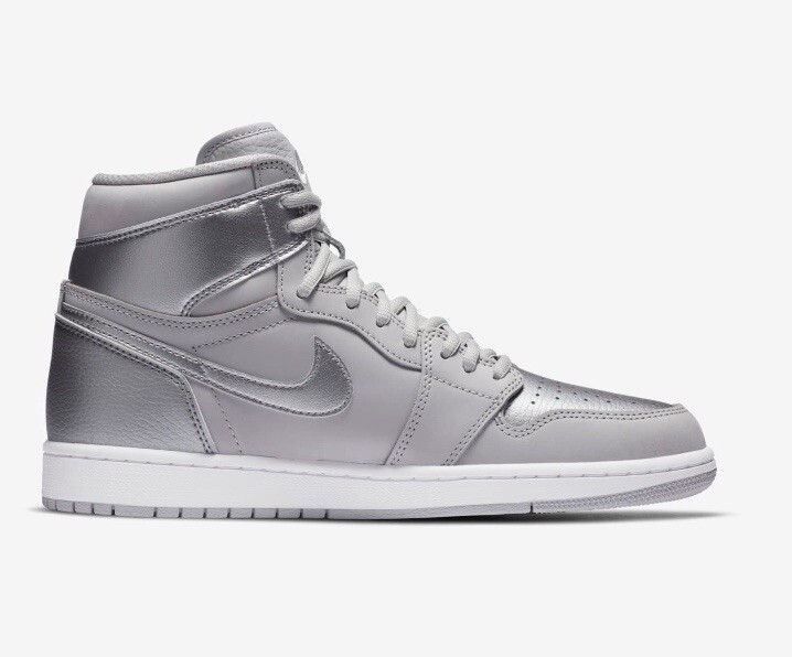 Air Jordan 1 Retro High Go Co Japan Tokyo Neutral Grey Metallic Silver ...
