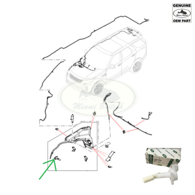 LAND ROVER WASHER FLUID LEVEL SENSOR RANGE SPORT RANGE DISCOVERY 5 ...