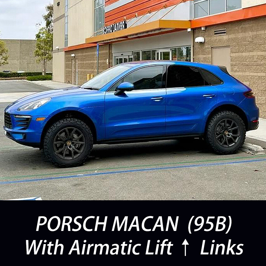 FOR PORSCHE MACAN S GTS (95B) AIR SUSPENSION ADJUSTABLE LIFT Kit RISES ...