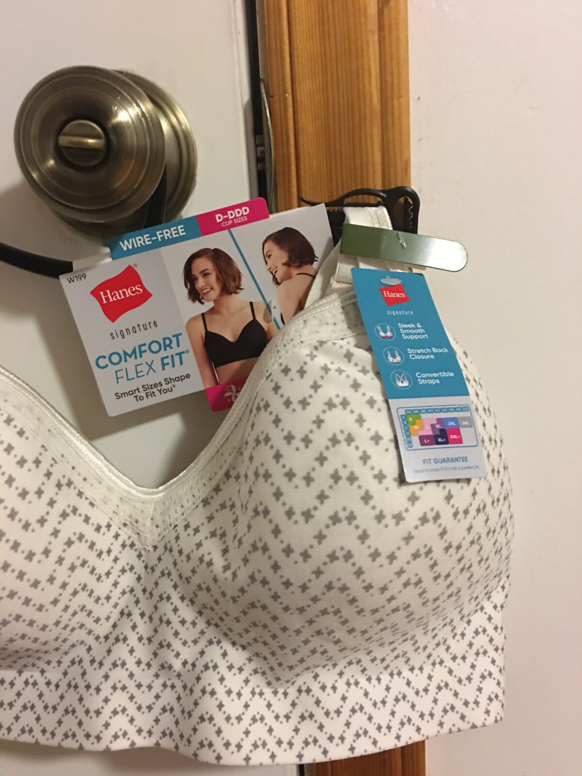 Hanes+Signature+Smooth+Comfort+Wire-+Cool+BRA+XL+MHW199 for sale online ...