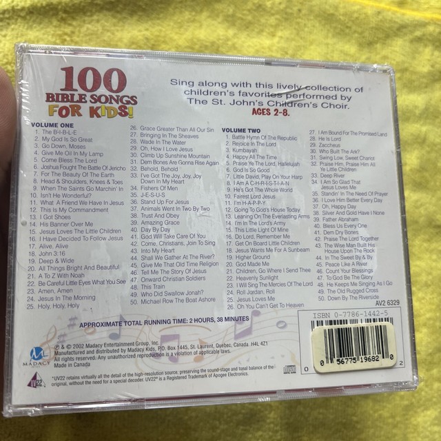 100 All Time Children's Favorites Music CD 2 Compact Discs 50 Songs for ...