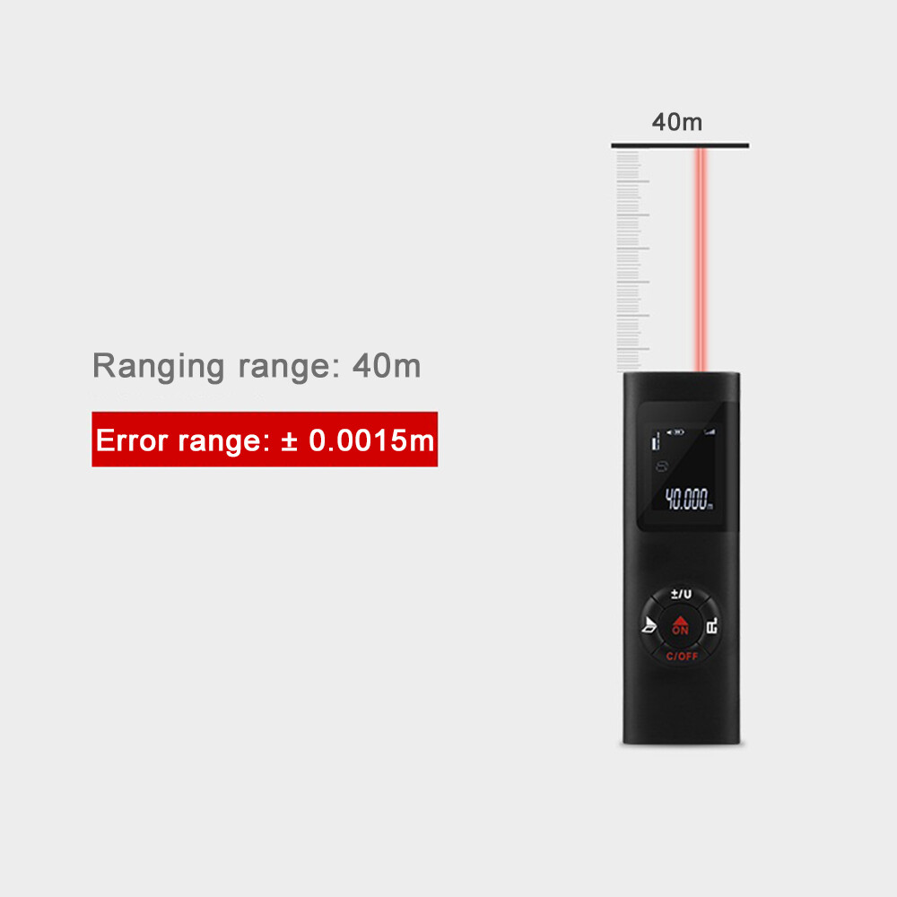 Handheld Digital Laser Point Distance Meter Tape Range Finder Measure ...