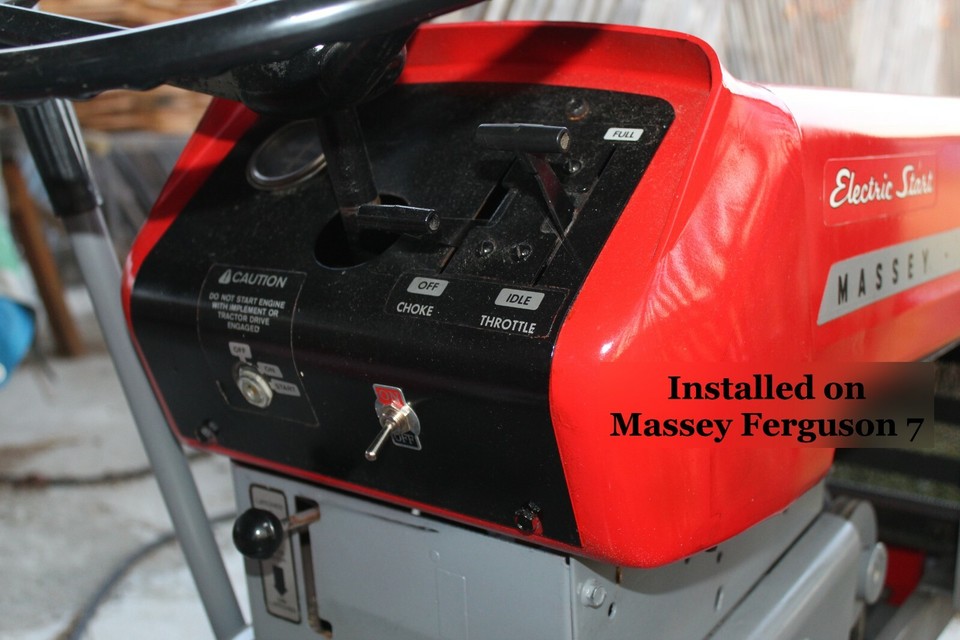 Garden /Lawn Tractor Light/ PTO Switch 20 Amp Round, Massey Ferguson ...