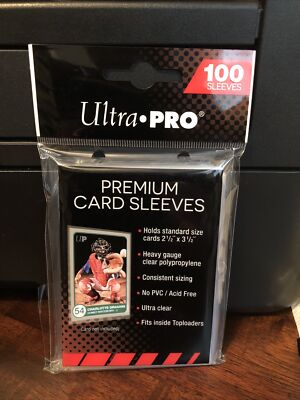 Ultra Pro PREMIUM Soft Card Penny Sleeves 1 Pack of 100 for Standard ...