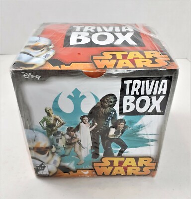 NEW Star Wars Trivia Box Trivia Questions Game Disney Cardinal SEALED ...
