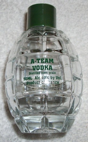 Vintage A-Team hand grenade shot decanter 500ml Made in France | eBay