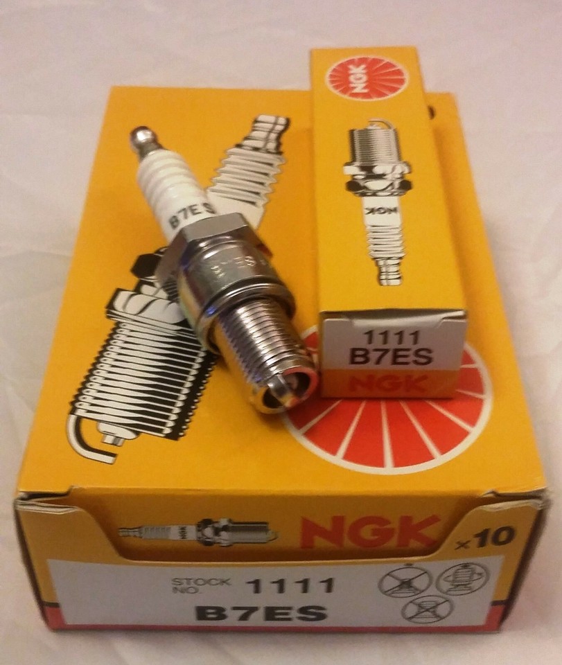NGK B7ES Spark Plug x 2, fits Lambretta Li SX TV DL GP S1, S2, S3, 125 ...