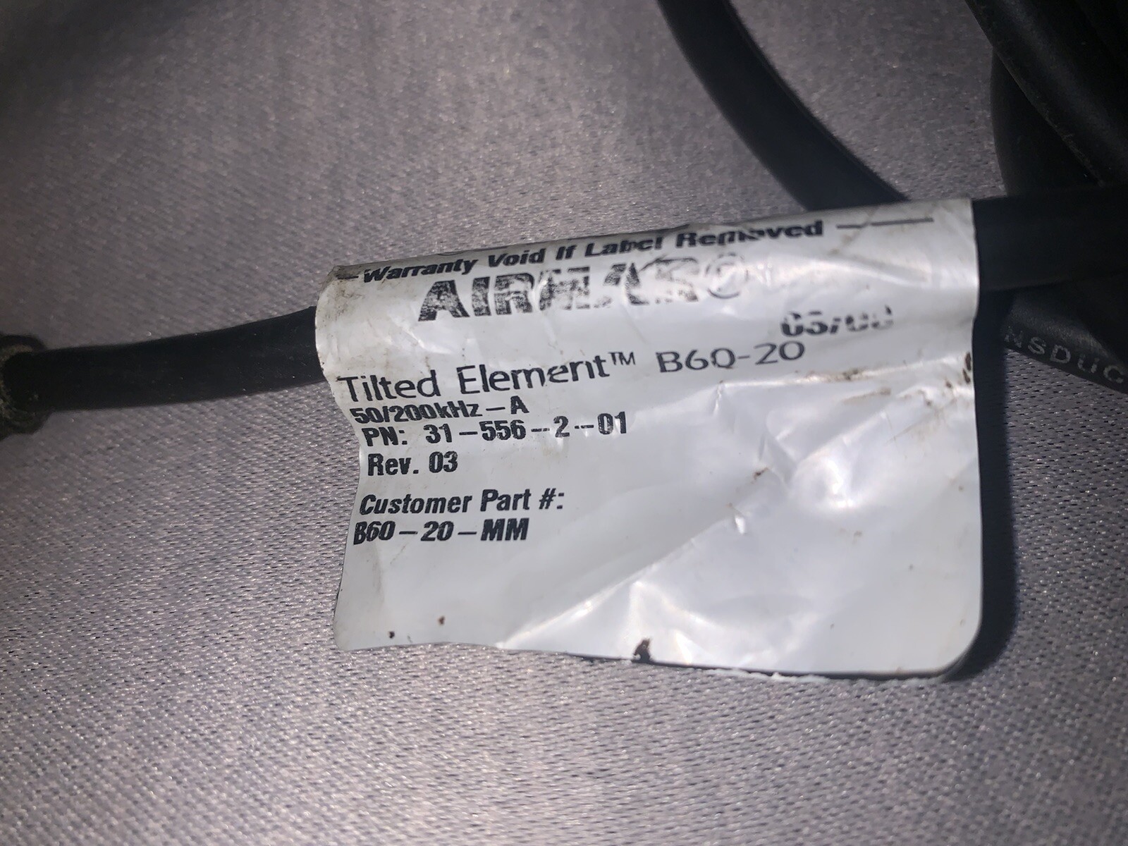 Garmin / Airmar B60-20 Bronze Thru Hull 20° Tilted Element Transducer 6 ...