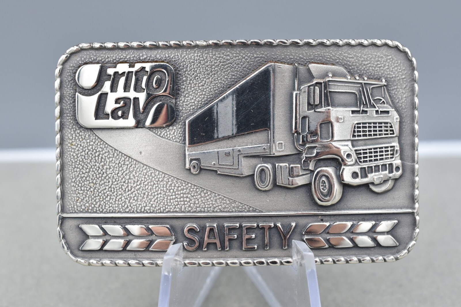 925 Sterling Silver Frito Lay Truck Driver Safety Awa… - Gem