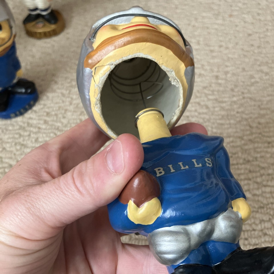 Buffalo Bills AFL Earpad Toes Up 1960 1965 Vintage Bobblehead NFL ...