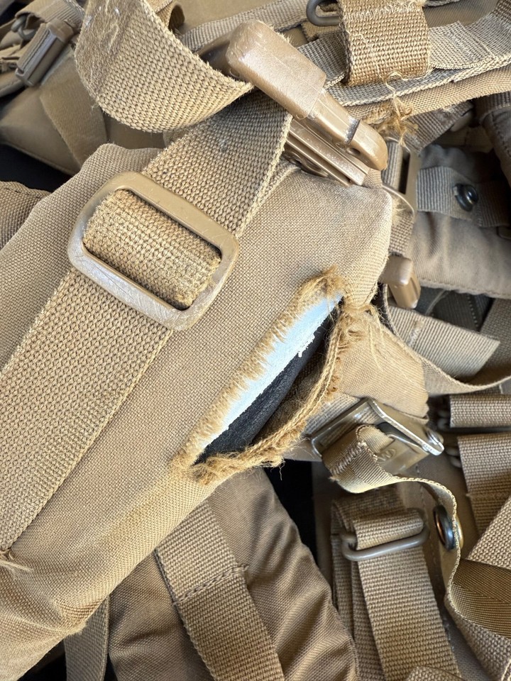 USMC FILBE Main Pack Shoulder Harness Assembly Coyote Tactical Backpack ...
