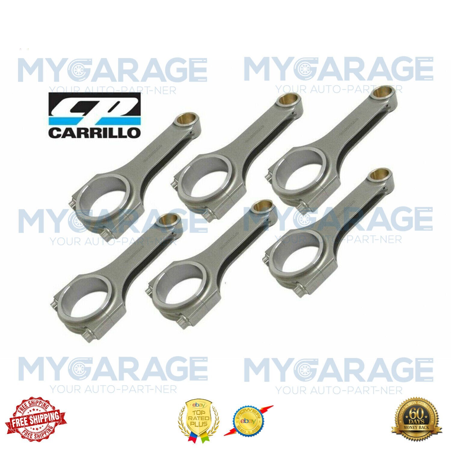 Carrillo H Beam Rods Carr Bolts Toyota 2jzgte HeavyDuty To-2jhd -65590s ...