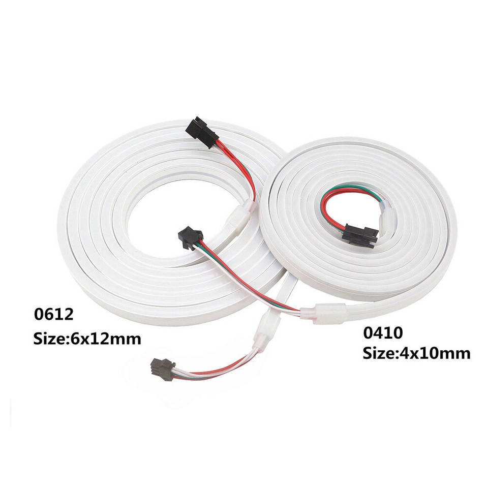 5V Addressable Rainbow ARGB LED Strip Neon Rope Tube Soft SK6812 IC ...