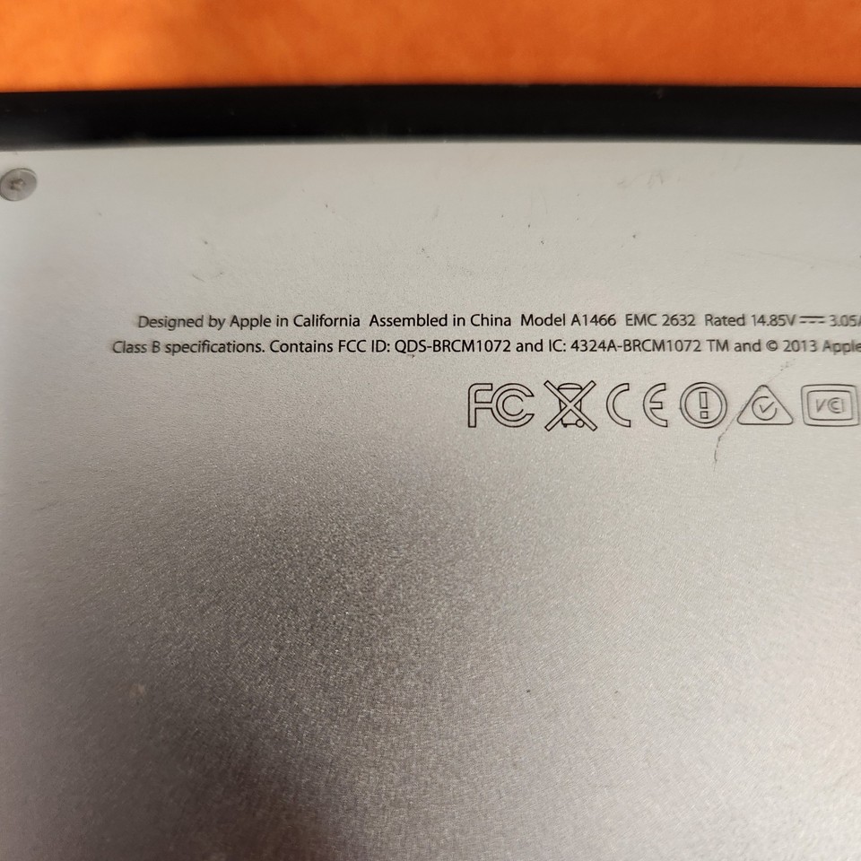 APPLE MACBOOK AIR A1466 LAPTOP 2013 SILVER FOR PARTS OR REPAIR | eBay