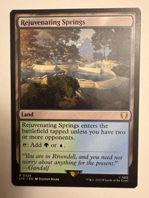 Rejuvenating Springs #325 (NM) Lord of the Rings LTC Magic MTG | eBay