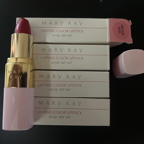 New Mary Kay Lot of 4 Lasting Color Lipsticks - ANTIQUE ROSE - Full ...