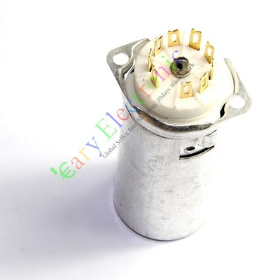 20pcs 9Pin Gold Tube sockets Skirted Shield Cover Chassis for 12AX7 ...