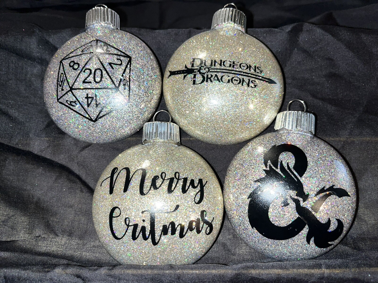 Dungeons and Dragons D&D Christmas Ornaments set of 4 | eBay