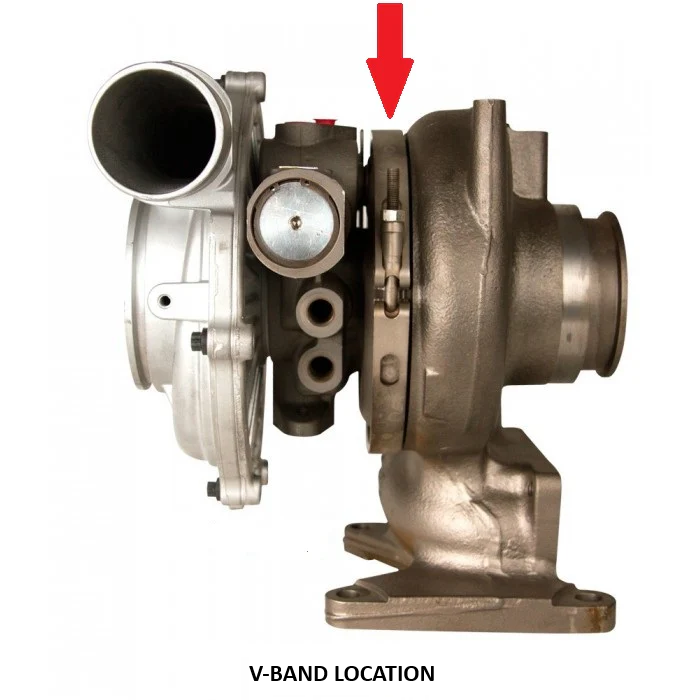 Garrett Turbo Housing V-Band Clamp VGT 2004.5-10 6.6L LLY LBZ LMM ...