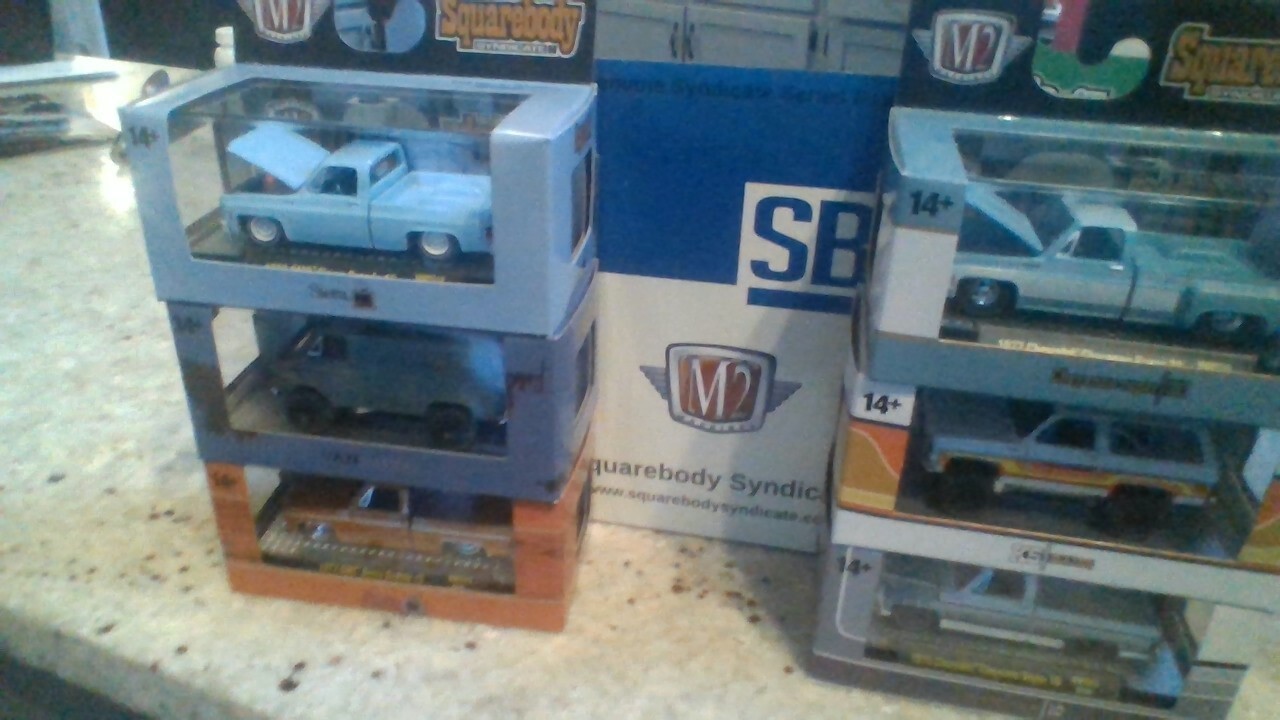 M2 Machines Squarebody Syndicate 2024 - 1 Complete Set of 6 with ...