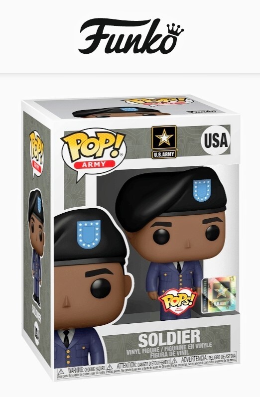 FUNKO POP! ARMY U.S. ARMY POPS WITH PURPOSE MALE SOLDIER USA + NEW POP ...