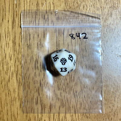 🎲MTG d20 Spindown 20-sided Life Counter die dice Dominaria United White ...