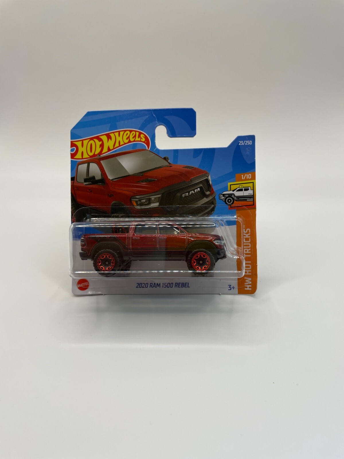 Hot Wheels 2020 Dodge RAM 1500 Rebel Red HW Hot Trucks 1/10 Made in ...