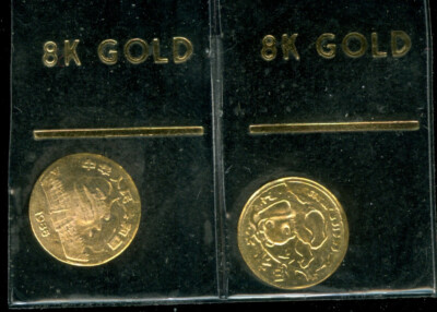 1985 CHINA PANDA | REAL GOLD COIN HALF OF GRAM 8K 1 COIN | eBay