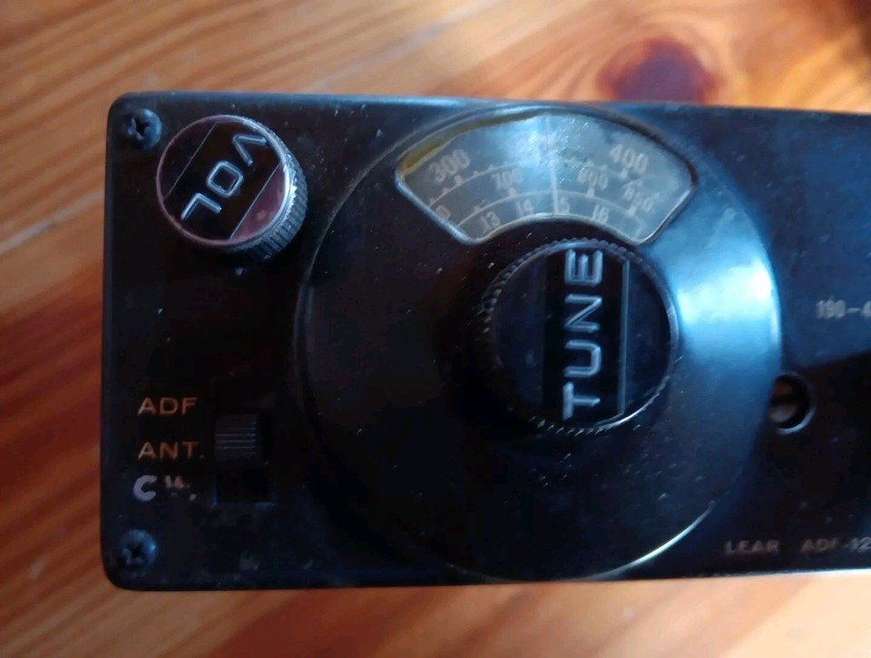 VINTAGE LEAR ADF-12E AIRCRAFT AIRPLANE NAVIGATION DIRECTION FINDER | eBay