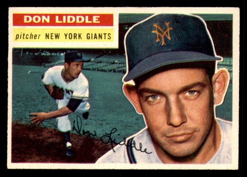 1956 Topps #325 Don Liddle Excellent+ NY Giants ID:299102 | eBay