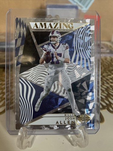 2022 Panini Illusions NFL - Josh Allen - Amazing Insert Gold Foil - #A ...