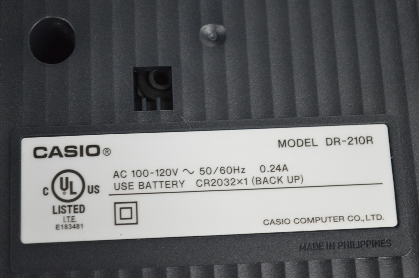 Casio DR-210R Printing Calculator - Black for sale online | eBay