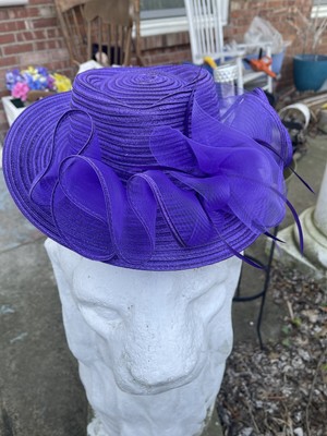 Hat by August Accessories ladies church, garden party attire | eBay